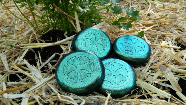 Orgone Garden Pucks Set of Four - FIX THE WORLD PROJECT MOROCCO